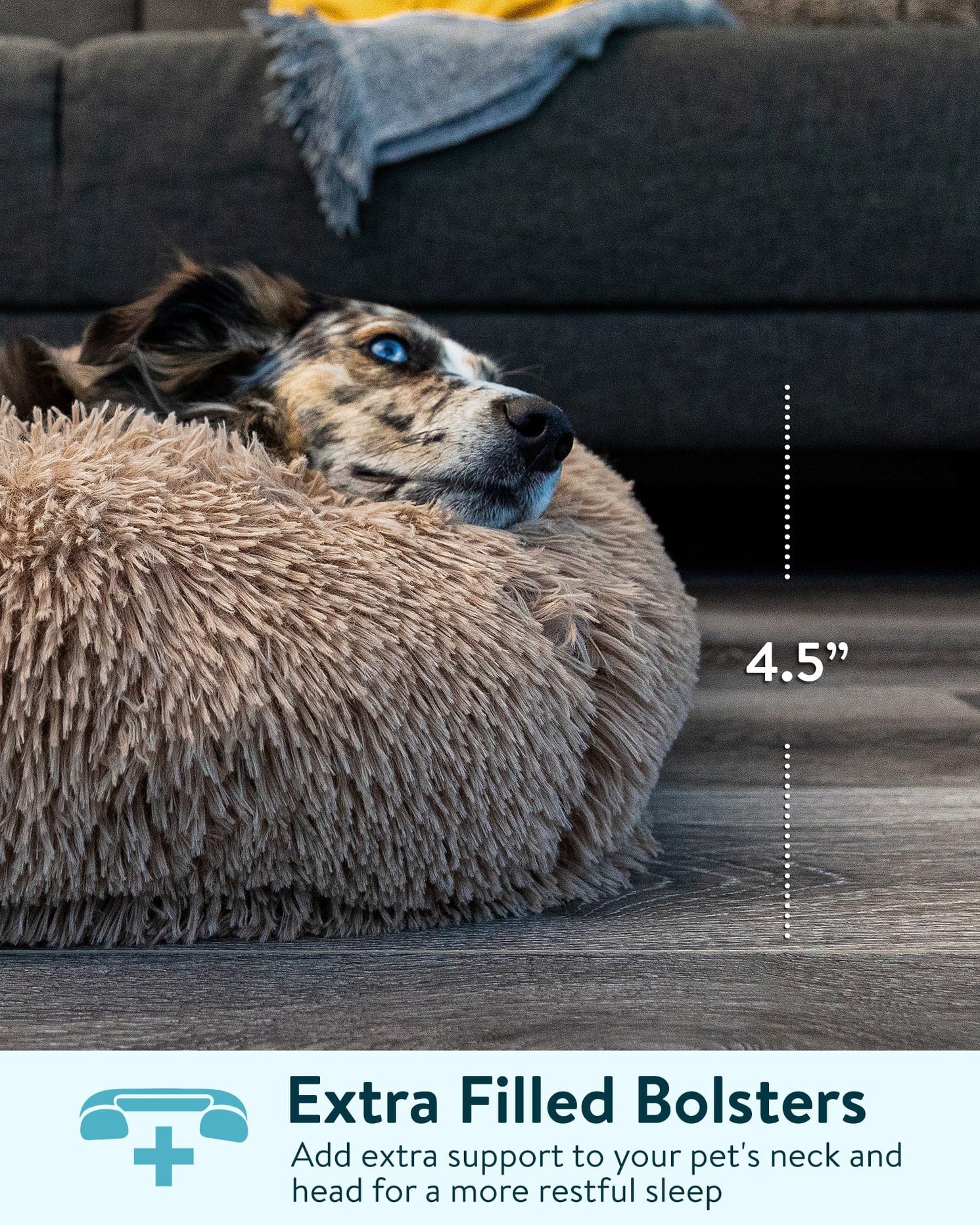 Memory Foam Dog Sofa | Washable Calming Dog Bed | Dogslanding