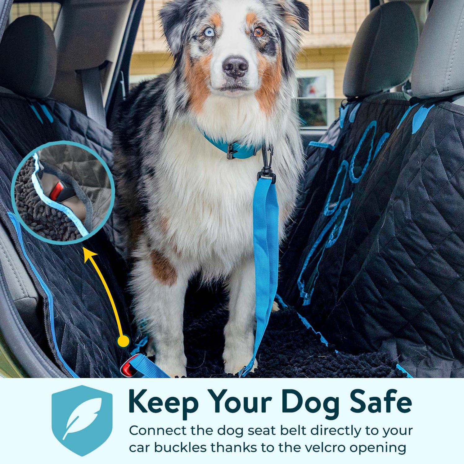 Calming Car Protector | Dog Car Seat for Anxiety | Dogslanding